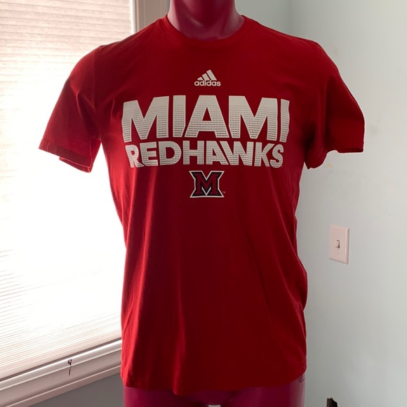 adidas | Tops | Adidas Miami Of Ohio Tshirtedm | Poshmark